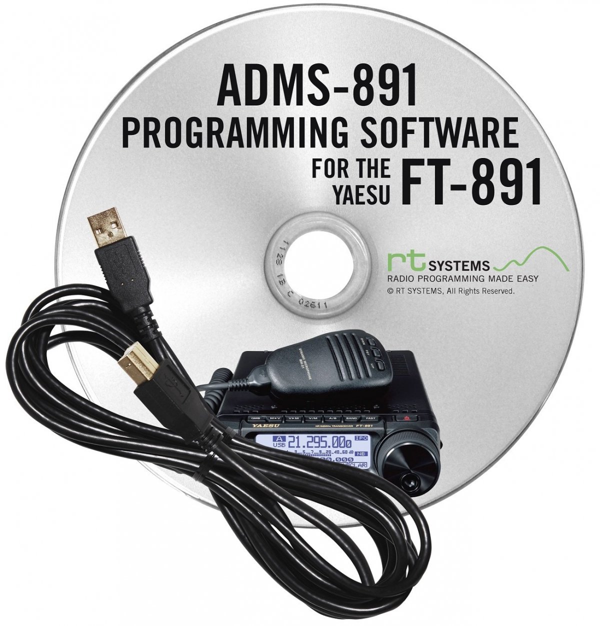 RT Systems Original ADMS-Yaesu fT-891 USB Programming Software - Amatørradio Yaesu programvare ...